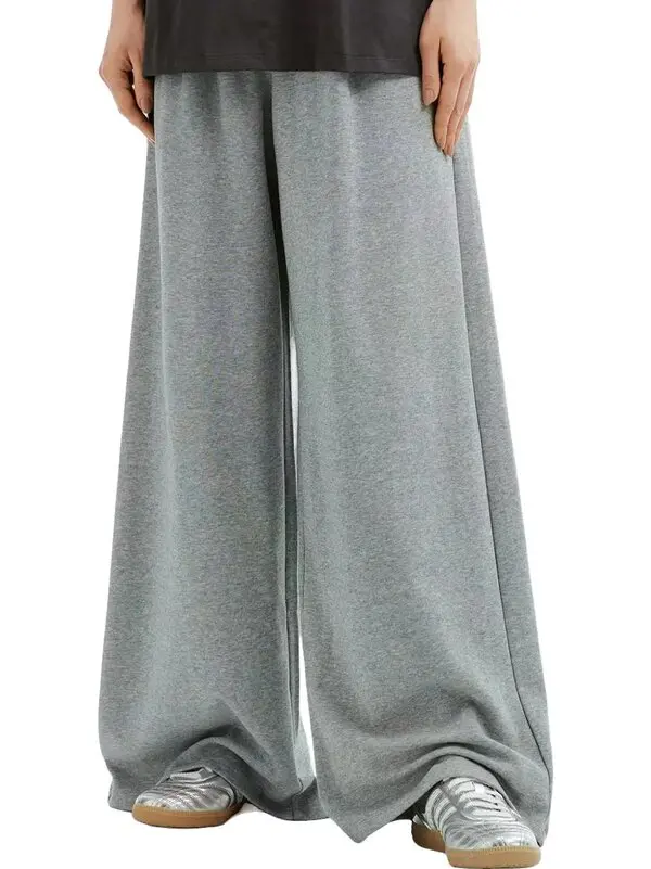 TOUT A COUP Wide-leg Trousers - Grey