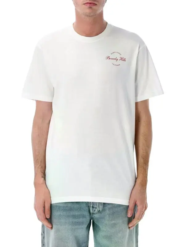 SPORTY & RICH Script T-shirt - White