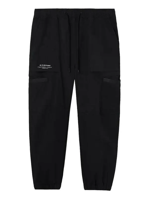 FINGERCROXX Drawstring Track Pants - Black