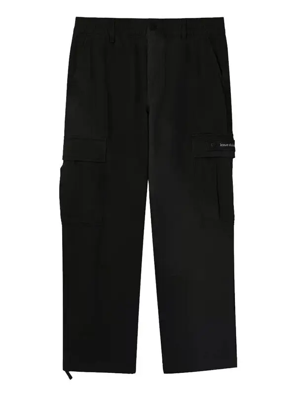 Izzue Logo-patch Trousers - Black