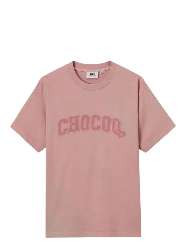 CHOCOOLATE Logo Appliqué T-shirt - Pink