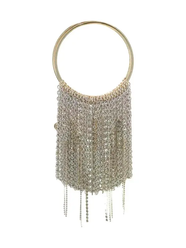 SILVIA GNECCHI Chain-fringe Shoulder Bag - Silver