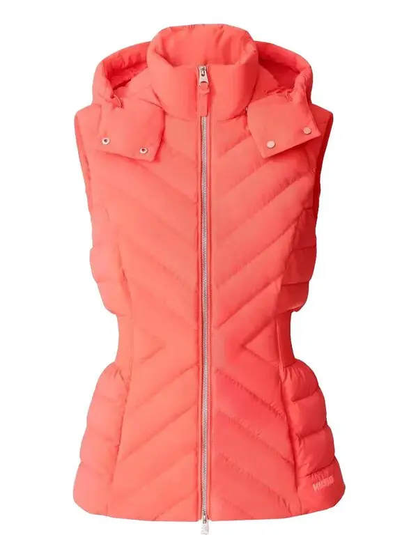Mackage Hoshi Hooded Quilted Gilet - Orange