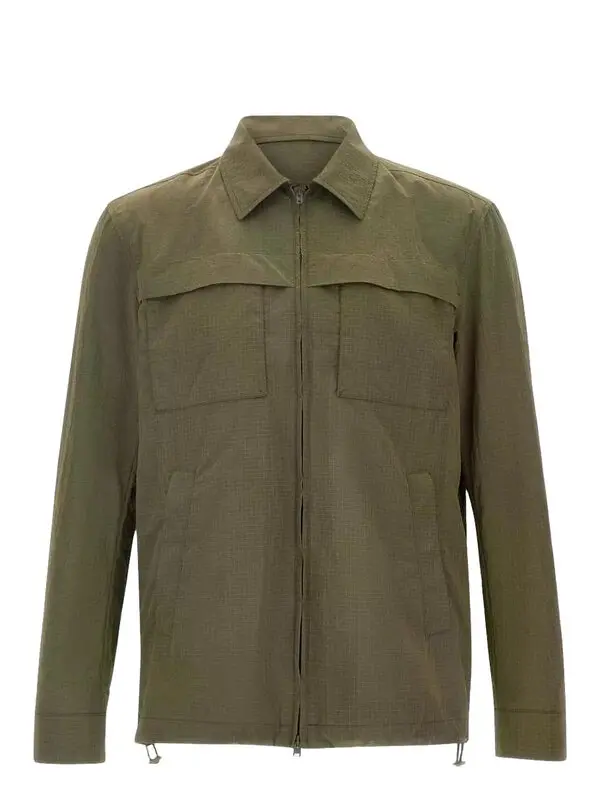 Herno Check Jacket - Green