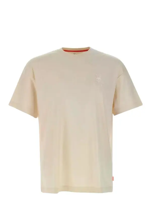 Psycho Bunny Oscar Embroidered Relaxed Fit T-shirt - Neutrals