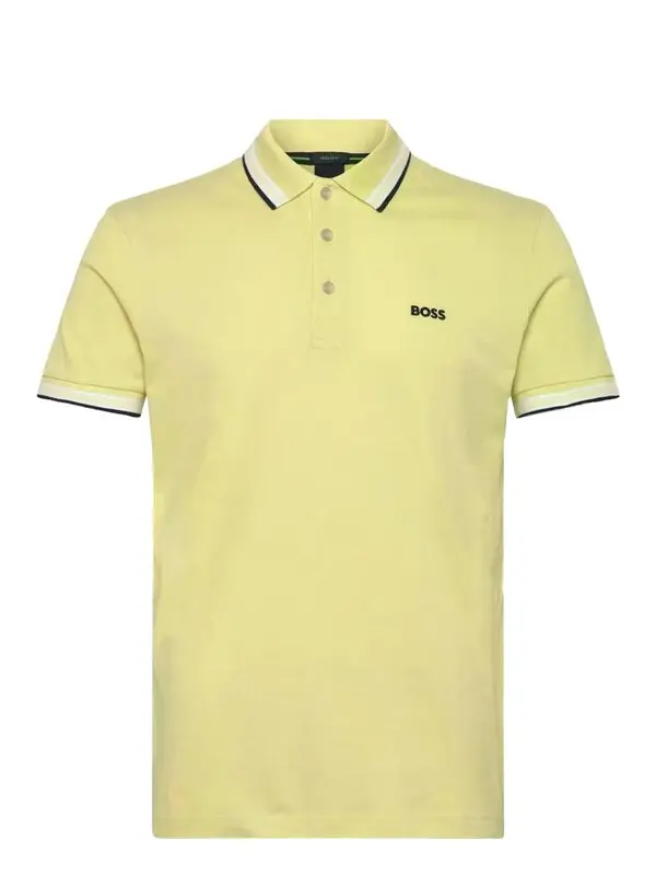 BOSS Paddy Cotton-piqué Polo Shirt - Yellow
