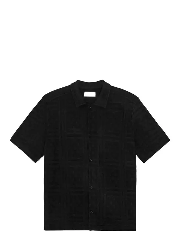 LES DEUX Hector Short-sleeve Shirt - Black