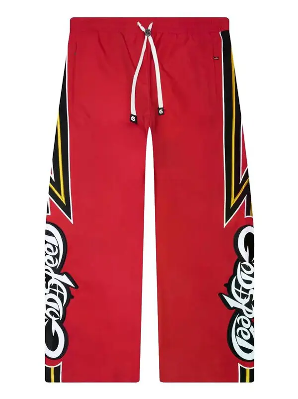 GODSPEED Logo-detail Stripe Track Pants - Red