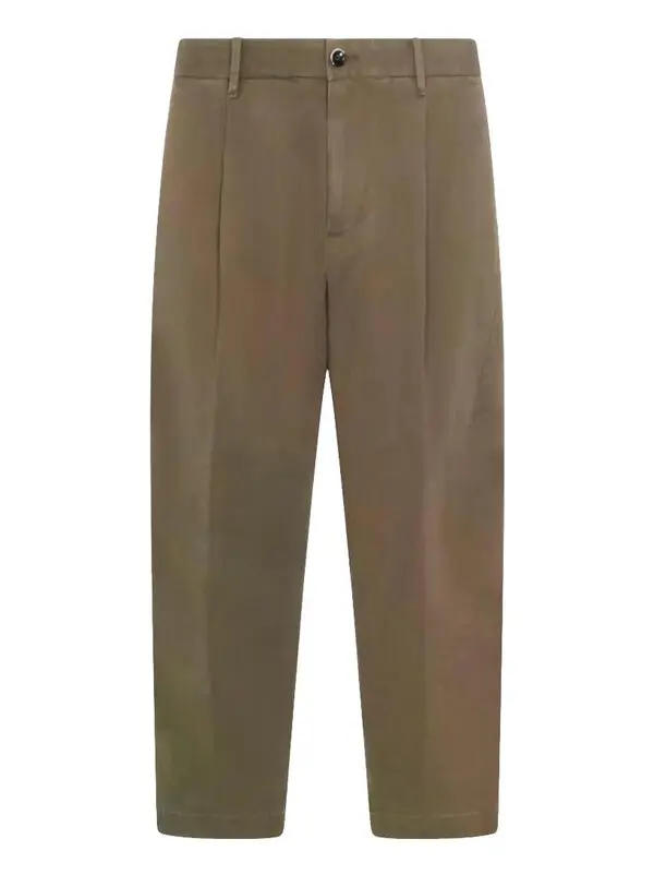 NINE:INTHE:MORNING Pleat-detail Trousers - Green