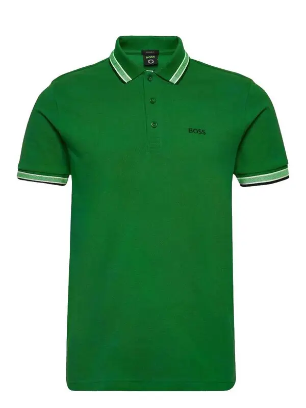 BOSS Paddy Cotton-piqué Polo Shirt - Green