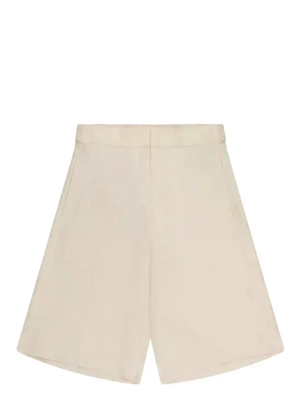 Incotex Wide-leg Linen Shorts - Neutrals