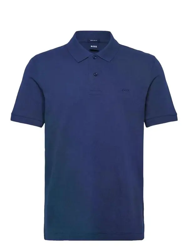 BOSS Pallas Cotton-piqué Polo Shirt - Blue