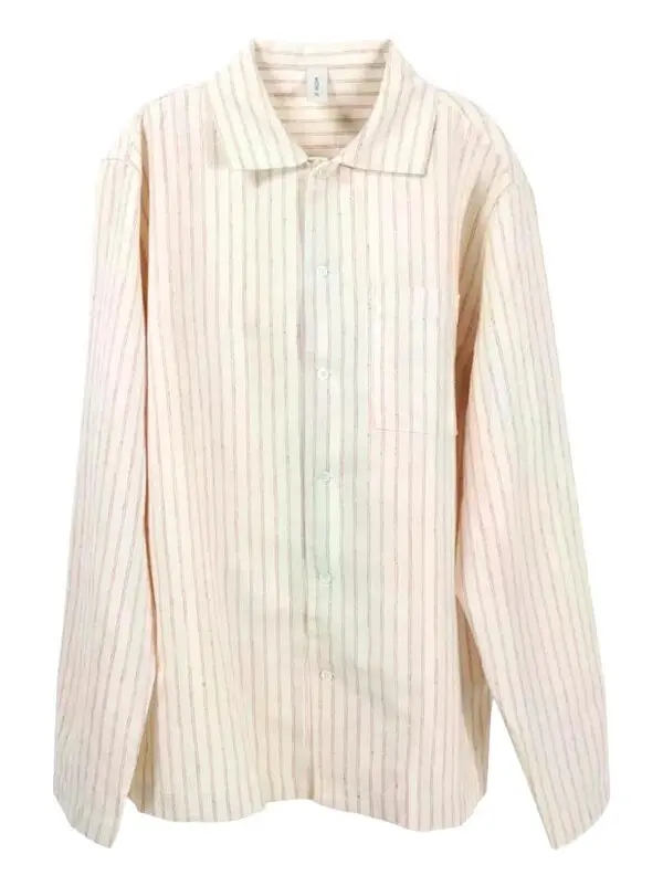 ANOTHER ASPECT 2.1 Striped Shirt - Neutrals