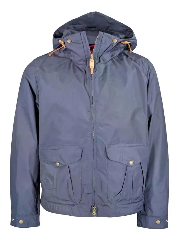 CECCARELLI Flap-pocket Detachable Hood Jacket - Blue