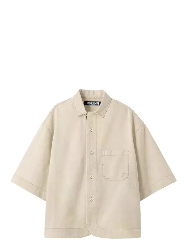 Jacquemus Pocket Shirt - Neutrals