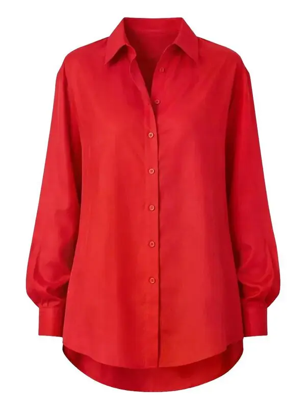 PDR PHISIQUE DU ROLE Balloon-sleeve Shirt - Red