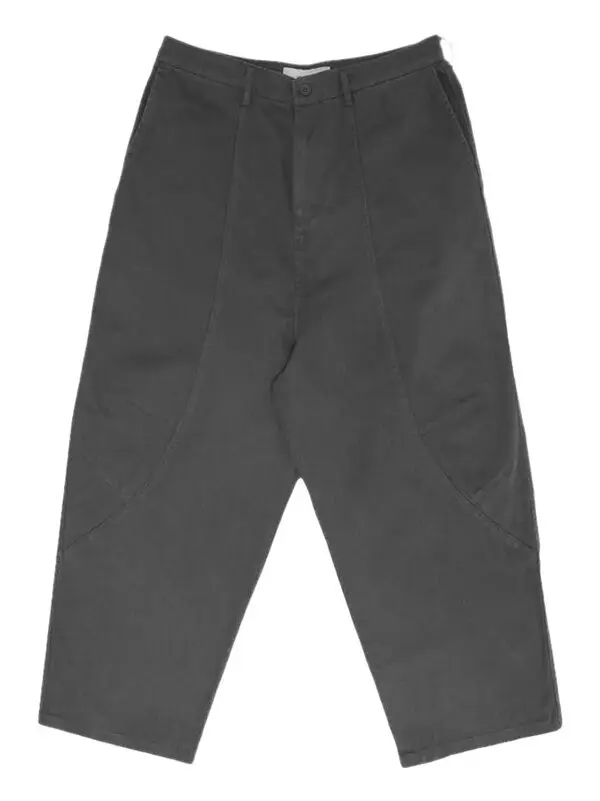 STUDENTS GOLF Logo-detail Trousers - Grey