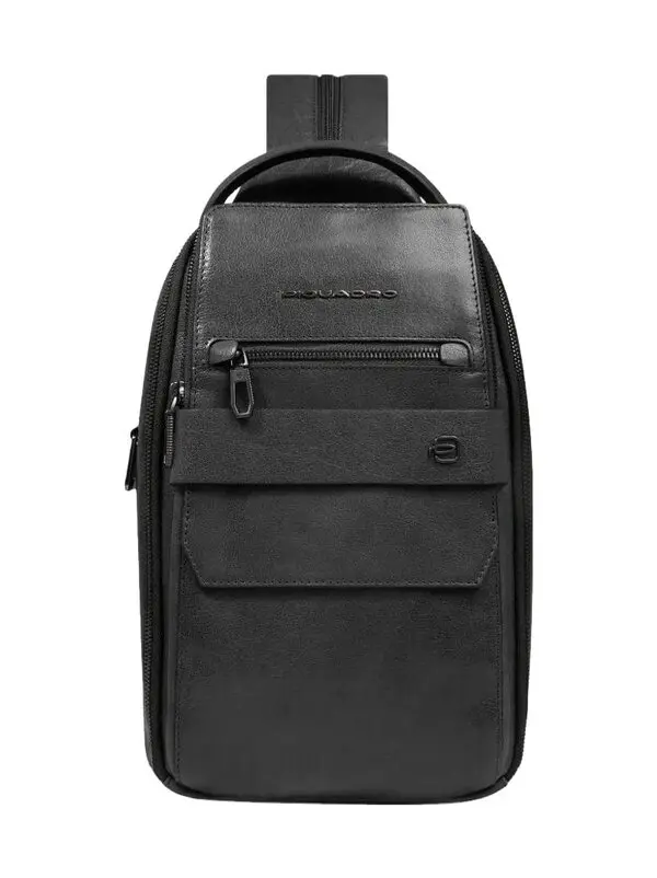 PIQUADRO Zip-fastening Backpack - Black