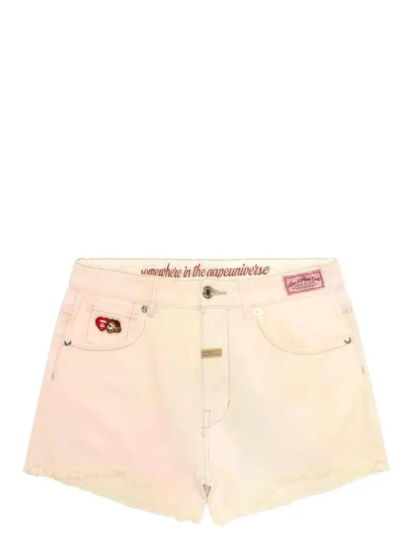 AAPE BY *A BATHING APE Appliqué-detail Shorts - Pink