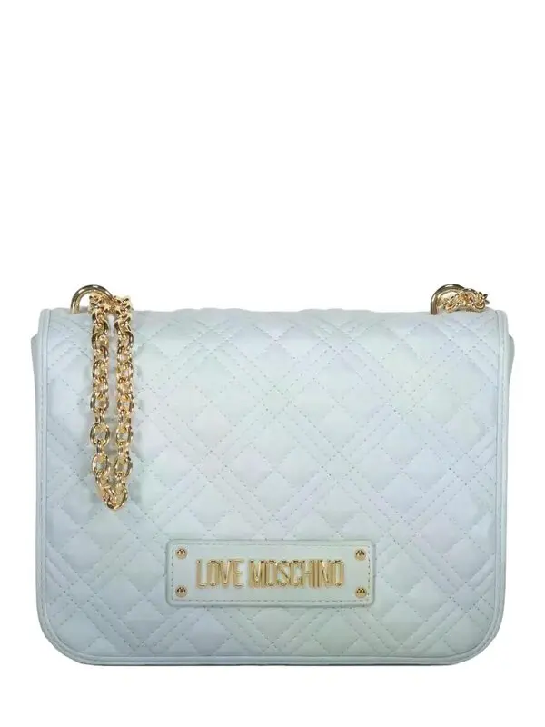 Moschino Quilted Shoulder Bag - Blue