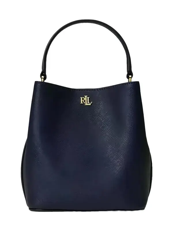 Ralph Lauren Logo-detail Leather Tote Bag - Blue