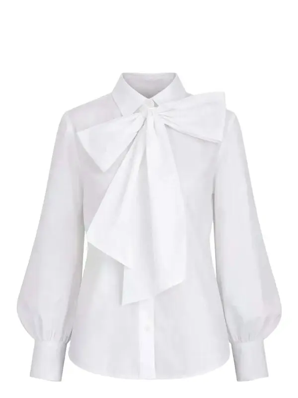 Marella Bow-detail Shirt - White