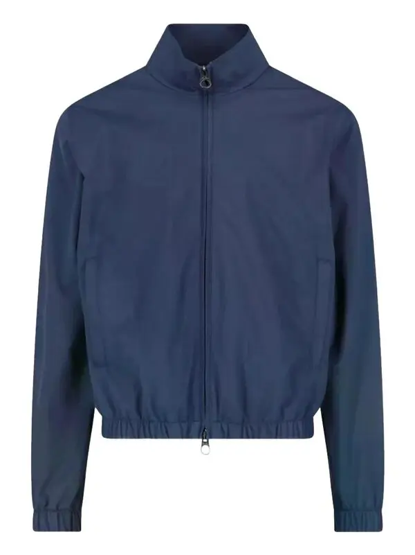 Loro Piana Zipped Bomber Jacket - Blue