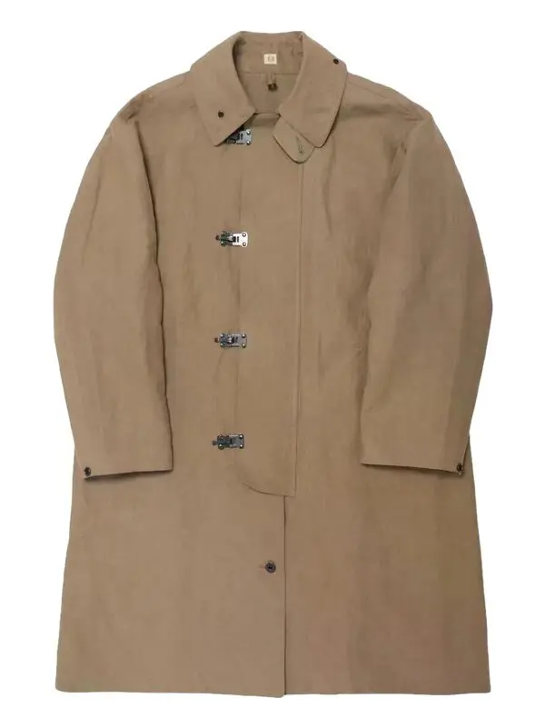 TAIGA TAKAHASHI Lot.411 M-1918 Rain Coat - Neutrals