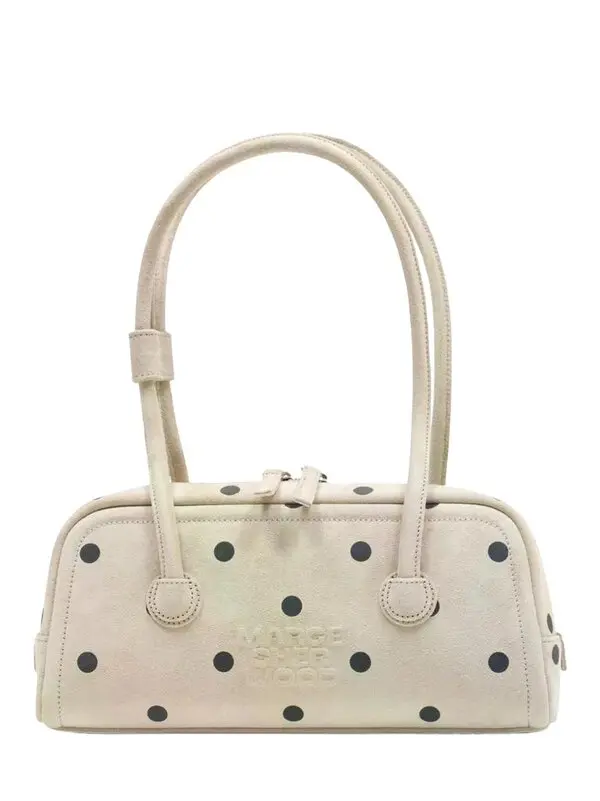 MARGESHERWOOD Polka Dot Leather Shoulder Bag - Neutrals