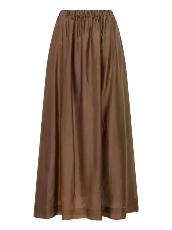 LE SULLY STUDIO Maxi Skirt With Elasticated Waistband - Brown