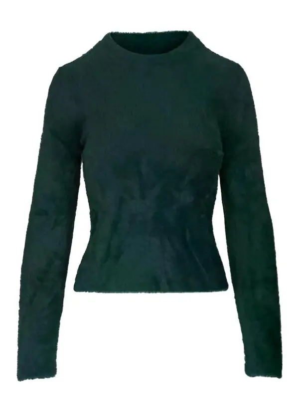 Vince Crewneck Long-sleeve Sweater - Green