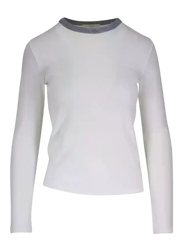 Vince Crew-neck Long-sleeve T-shirt - White