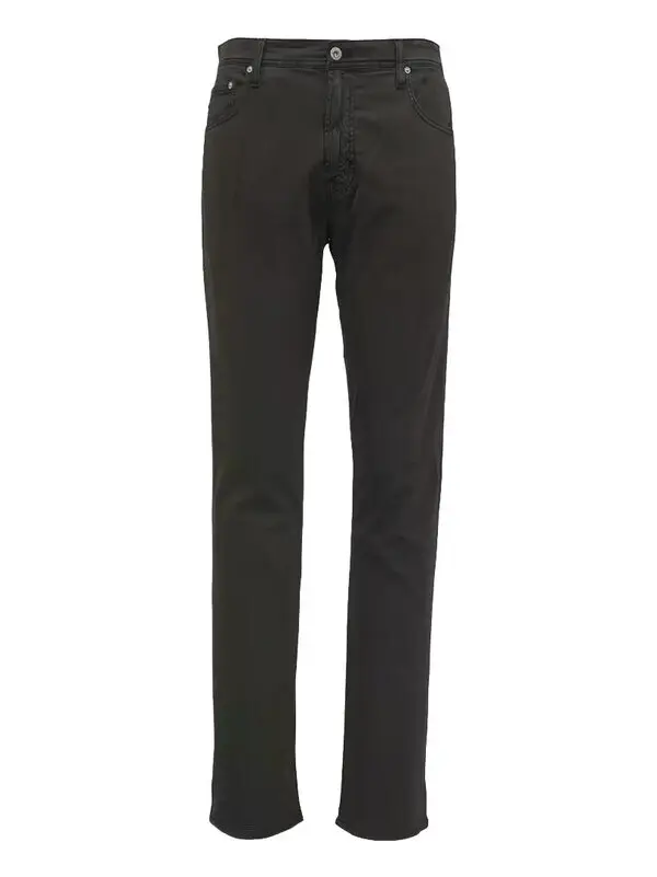 Ag Belt-loop Buttoned Trousers - Grey