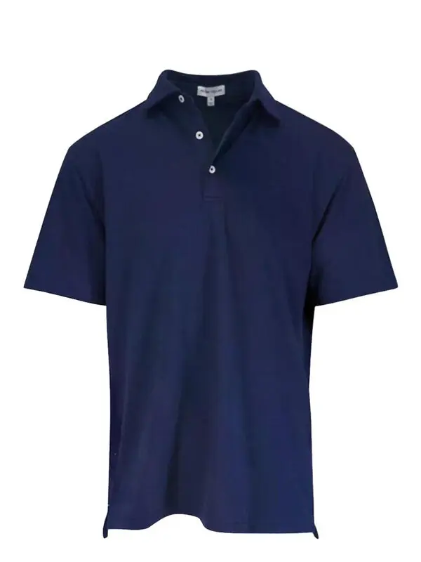 Peter Millar Ryles Crown Flex Knit Polo Shirt - Blue