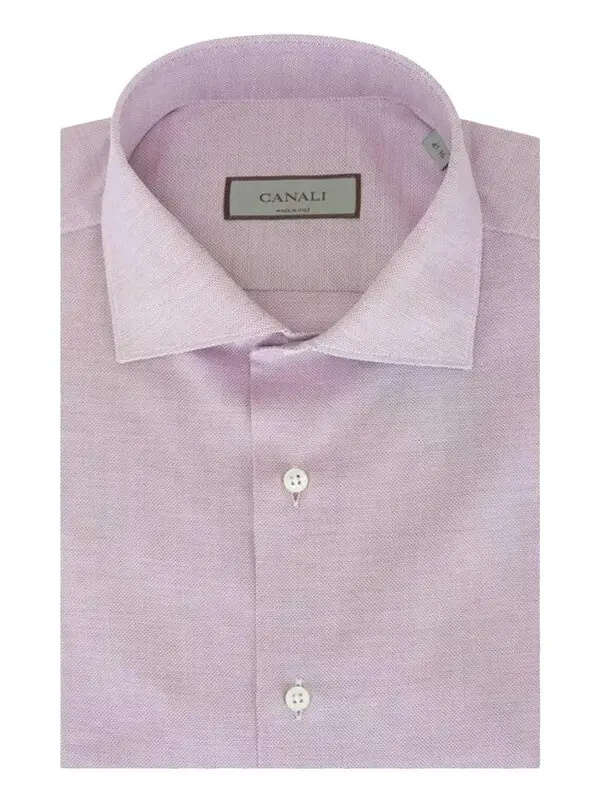 Canali Patterned Shirt - Pink