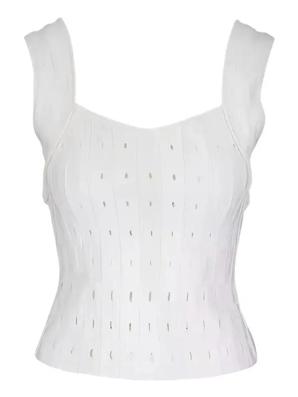 Simkhai Openwork Top - White