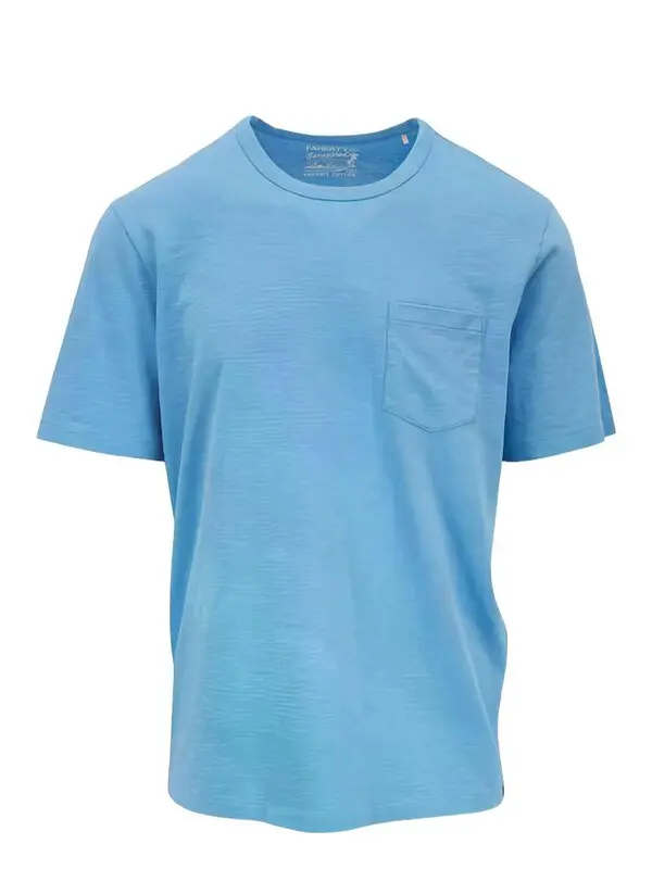 Faherty Brand Crew-neck T-shirt - Blue