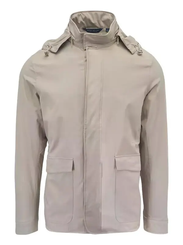 Peter Millar Hooded Pocket Jacket - Neutrals