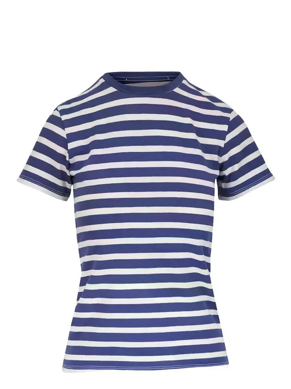 NILI LOTAN Lana Striped T-shirt - Blue