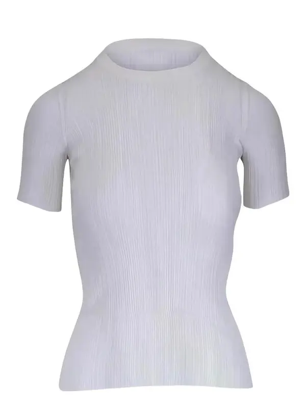 Agnona Crew Neck Top - White
