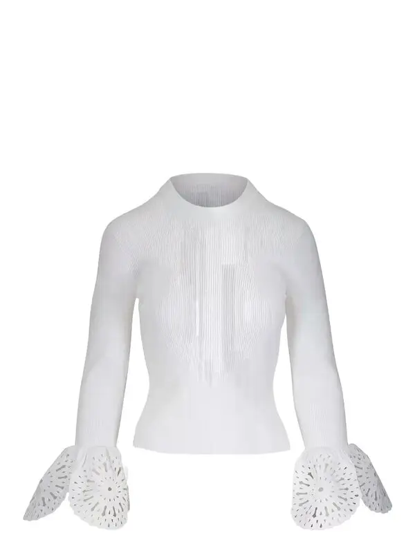 Simkhai Elyse Long-sleeve Blouse - White