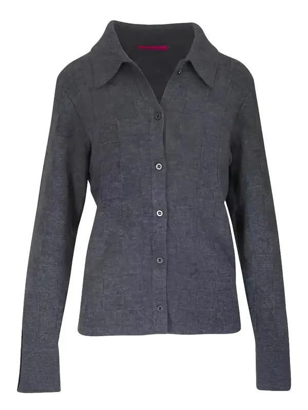 THE ELDER STATESMAN Buttoned Cardigan - Grey