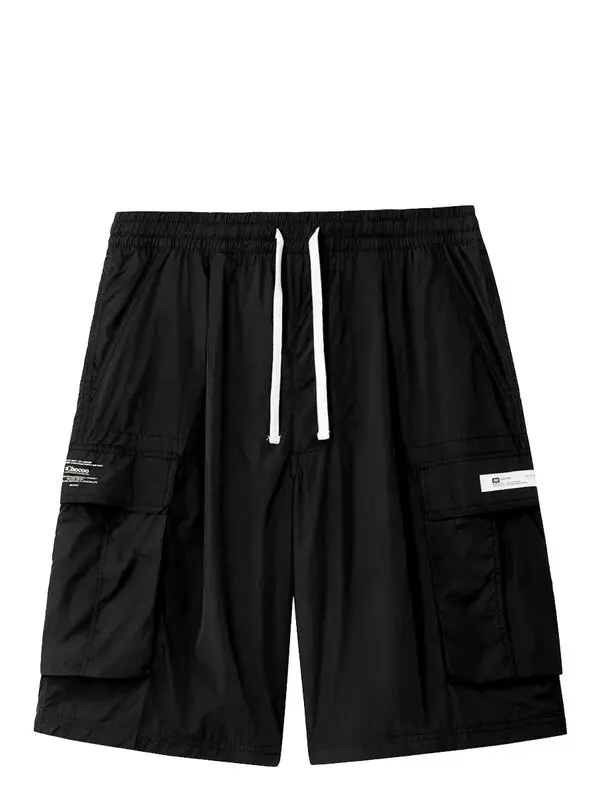 CHOCOOLATE Cargo Label Shorts - Black