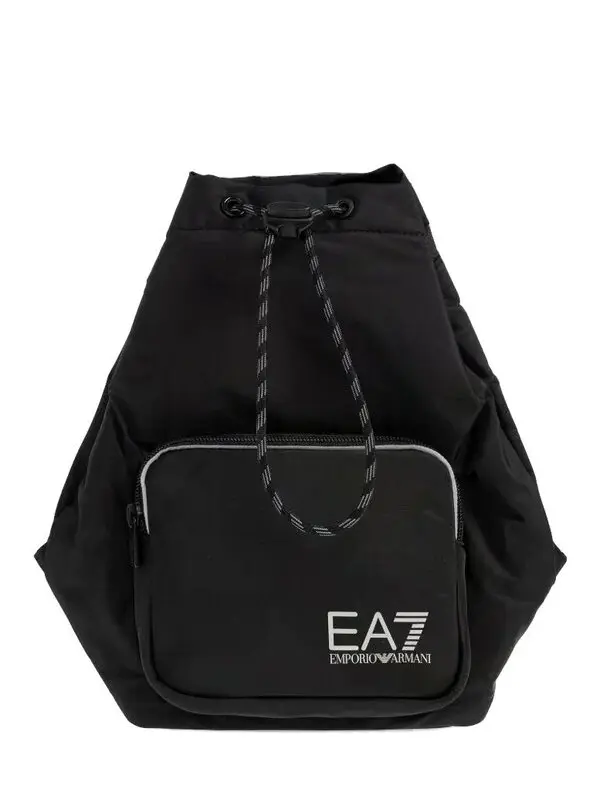 EA7 Drawstring Backpack - Black
