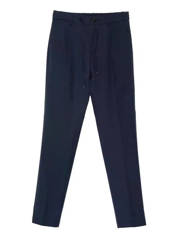 BERWICH Spiaggia Drawstring Trousers - Blue