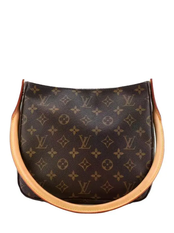 LOUIS VUITTON Looping Handbag Monogram Canvas Mm - Brown