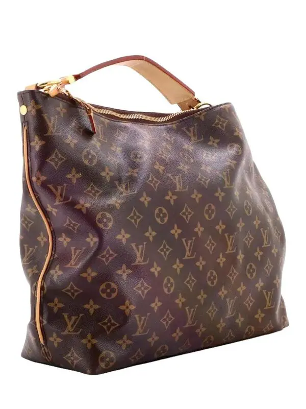 LOUIS VUITTON Sully Handbag Monogram Canvas Mm - Brown