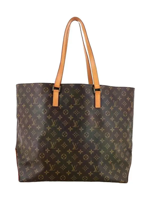 LOUIS VUITTON Cabas Alto Monogram Canvas Tote Bag - Brown