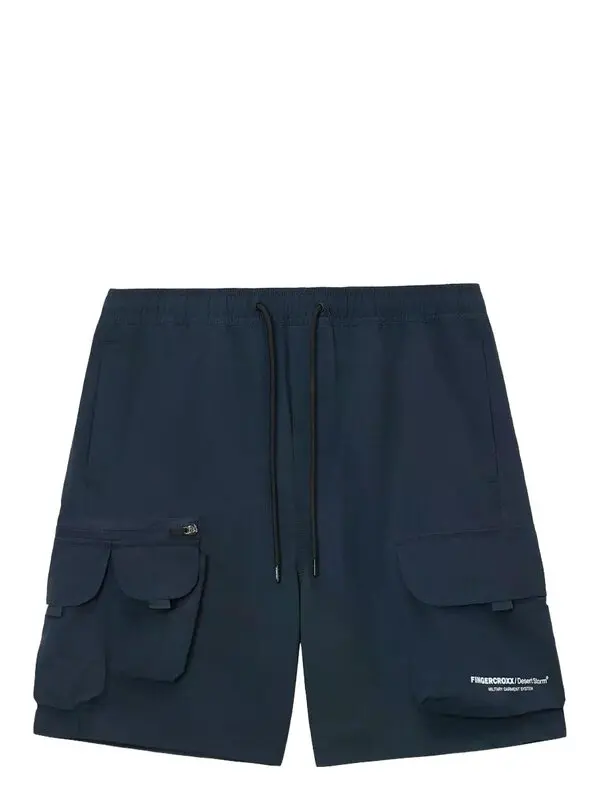 FINGERCROXX Cargo Shorts - Blue