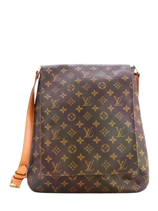 LOUIS VUITTON Musette Salsa Handbag Monogram Canvas Gm Crossbody Bag - Brown